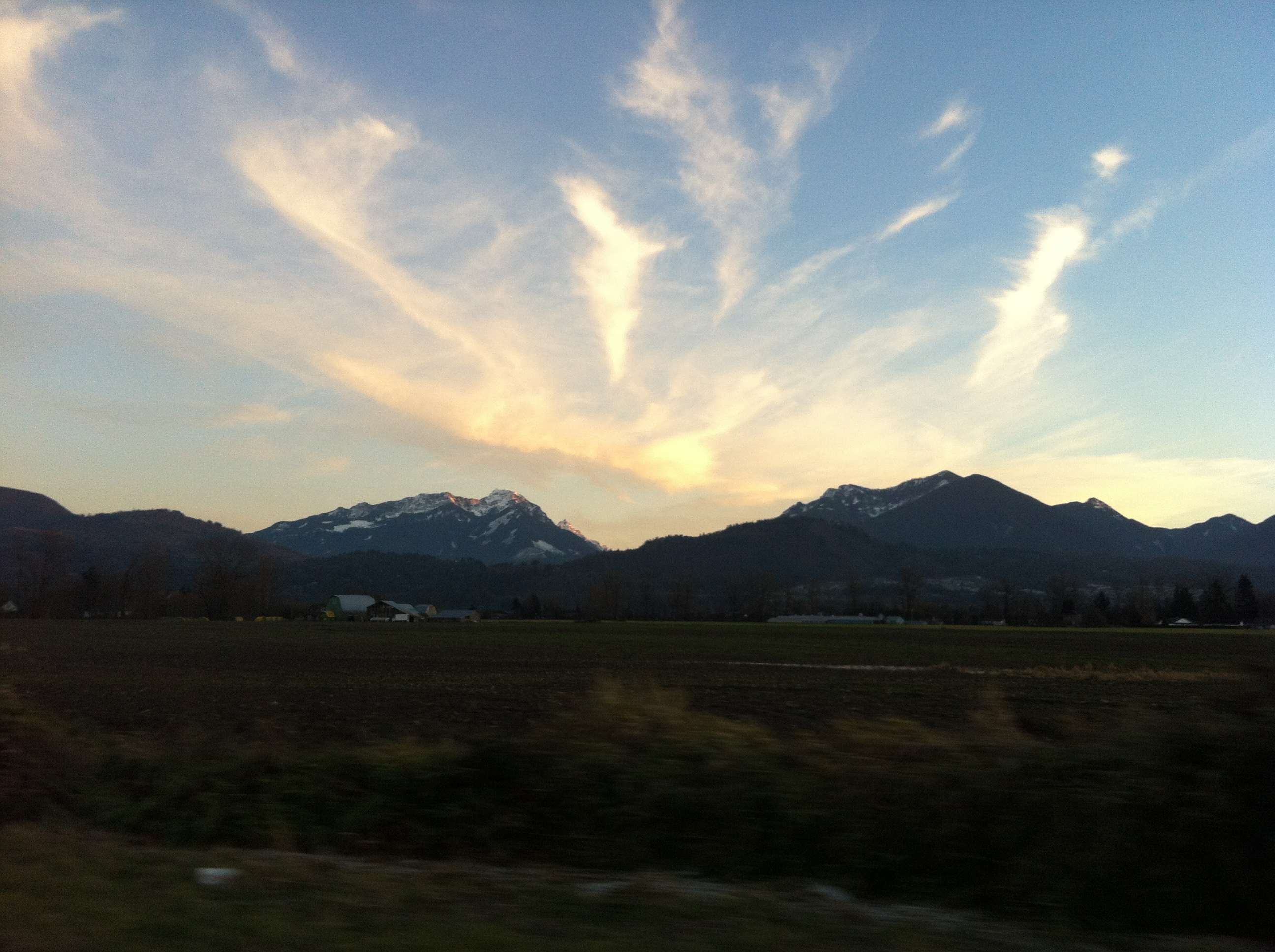 Sumas Prairie Sunset – Pictures of BC